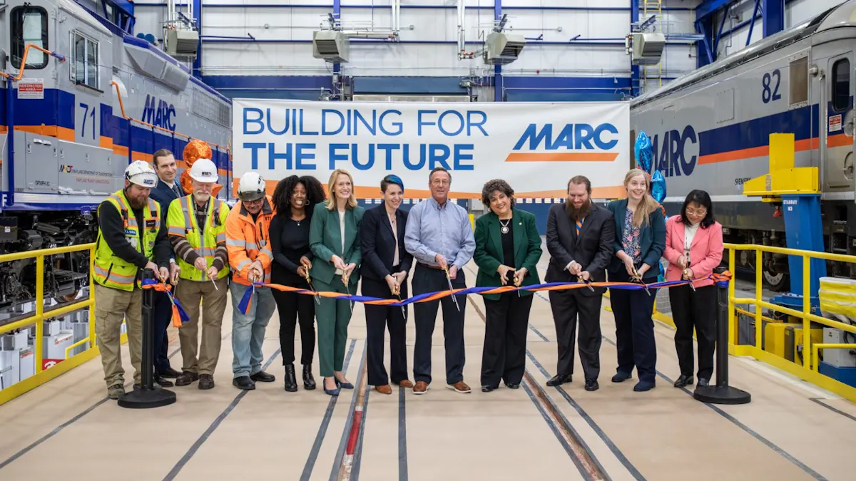 MDOT MTA cuts ribbon on MARC maintenance facility | Mass Transit