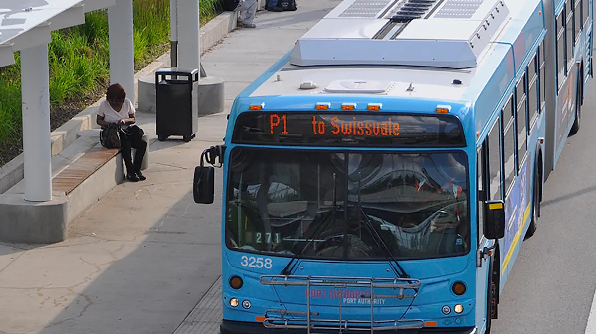 PRT installing new bus stop signs in downtown Pittsburgh and along ...