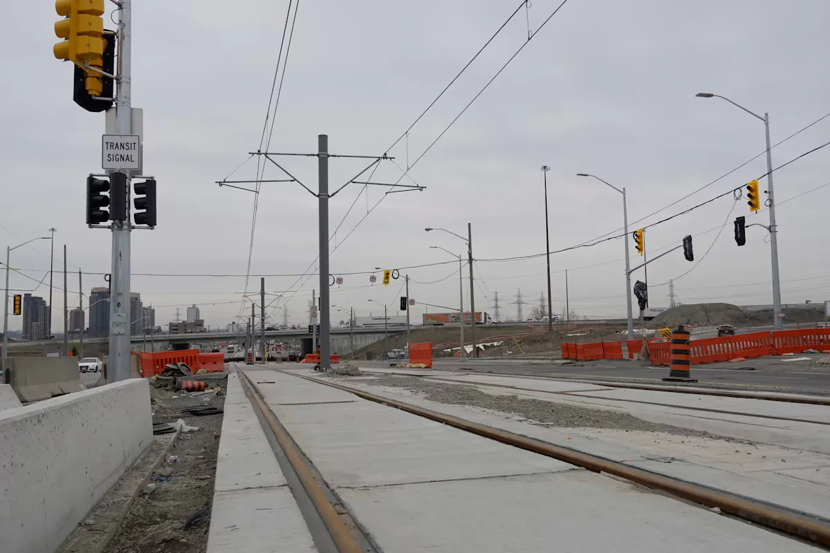 Metrolinx marks substantial progress on Finch West LRT project | Mass ...