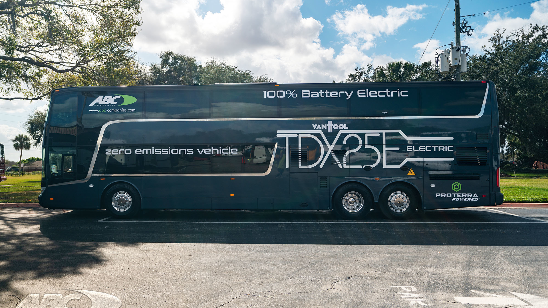 ABC Companies and Proterra cuts ribbon on biggest electric motorcoach ...