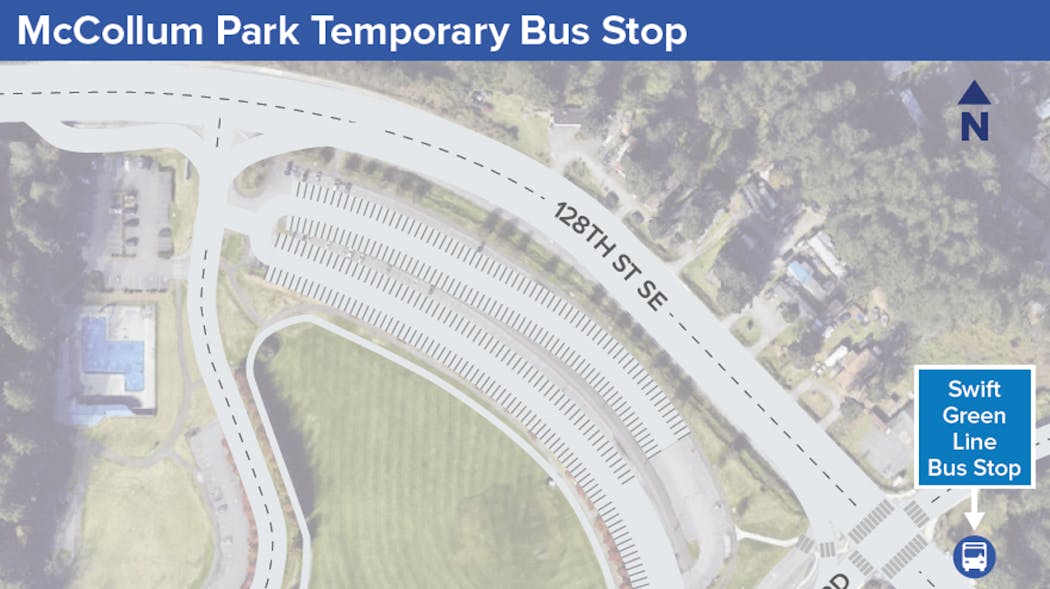 Community Transit relocates McCollum Park Park & Ride bus stops | Mass ...