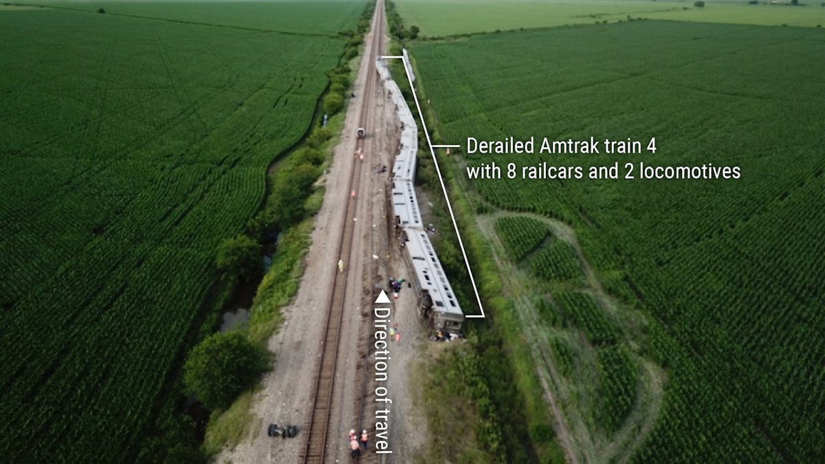 NTSB determines probable cause of Amtrak derailments in Missouri ...