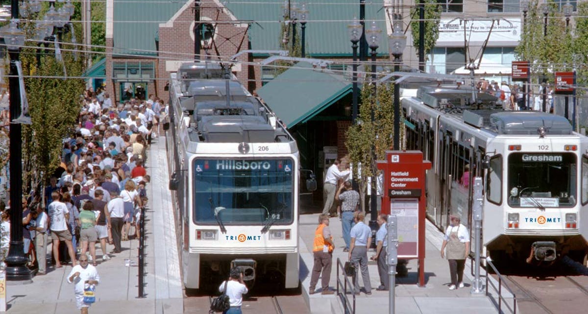 TriMet celebrates 25th anniversary of Westside MAX Blue Line Extension ...