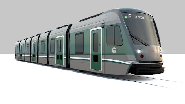 MBTA reveals exterior paint design of new Green Line Type 10 supercars ...