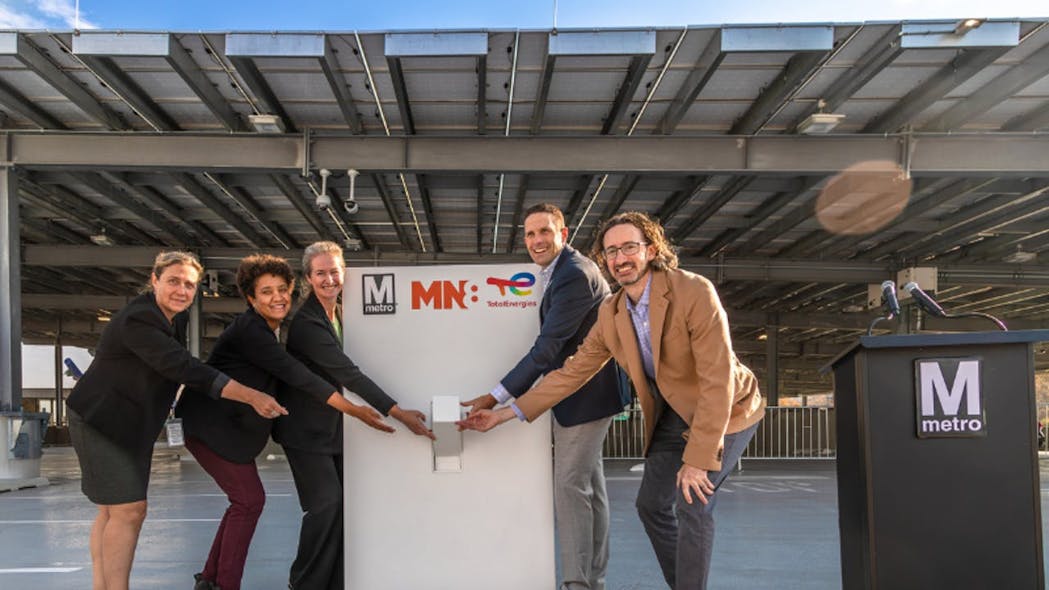 WMATA celebrates new solar carport on top of Anacostia Station parking ...