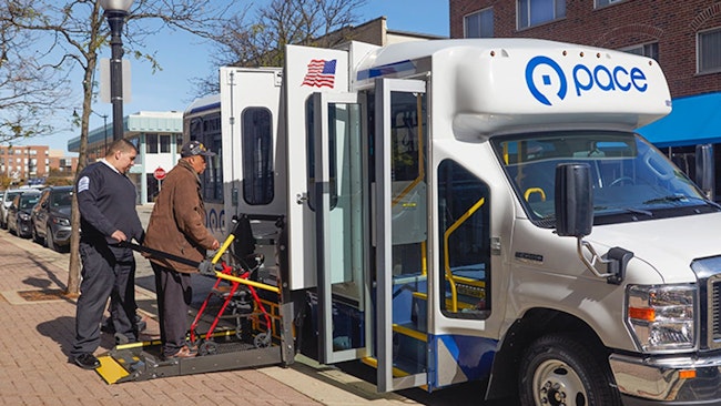 Pace Suburban Bus' paratransit service.