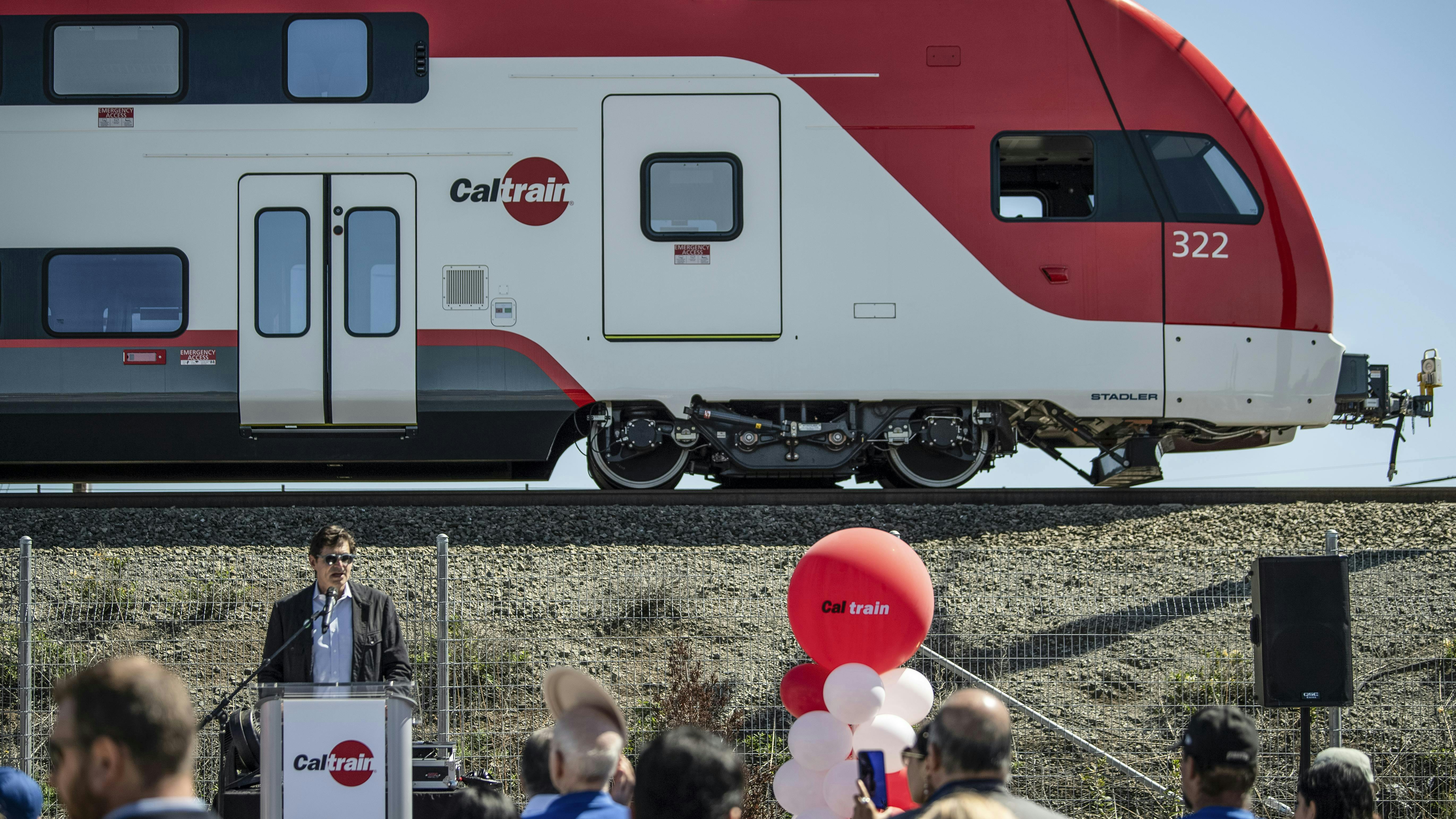 Largest crowd turnout yet to see Caltrain's new electric trains | Mass ...