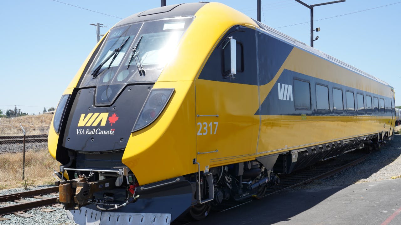 MDOT MTA, VIA Rail Canada unveil new rail vehicles | Mass Transit