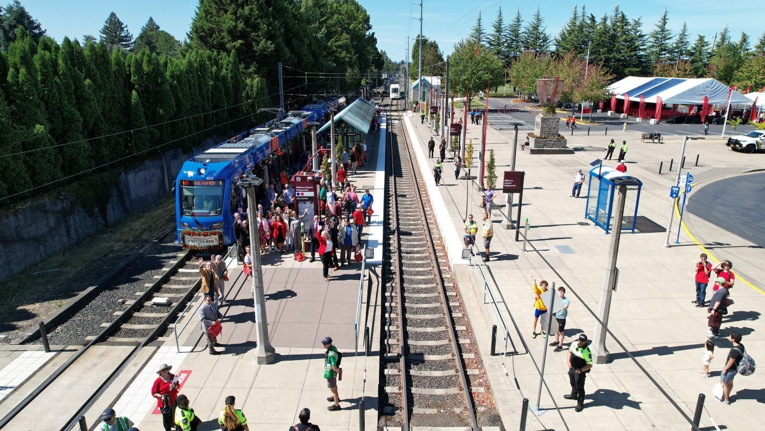 TriMet celebrates opening of MAX Red Line Extension | Mass Transit
