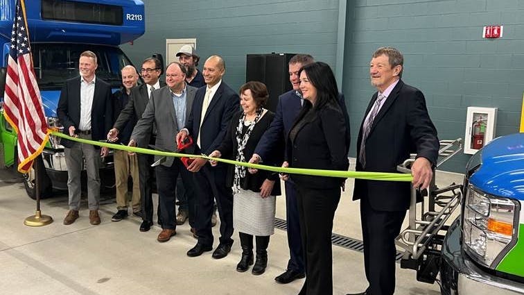Rochester RTS cuts ribbon on new Wyoming Transportation Center | Mass ...