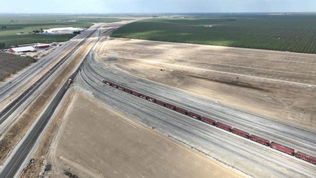 Work continues on the California high-speed rail project.